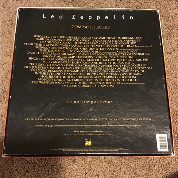 led zeppelin | Other | Led Zeppelin Box Set | Poshmark